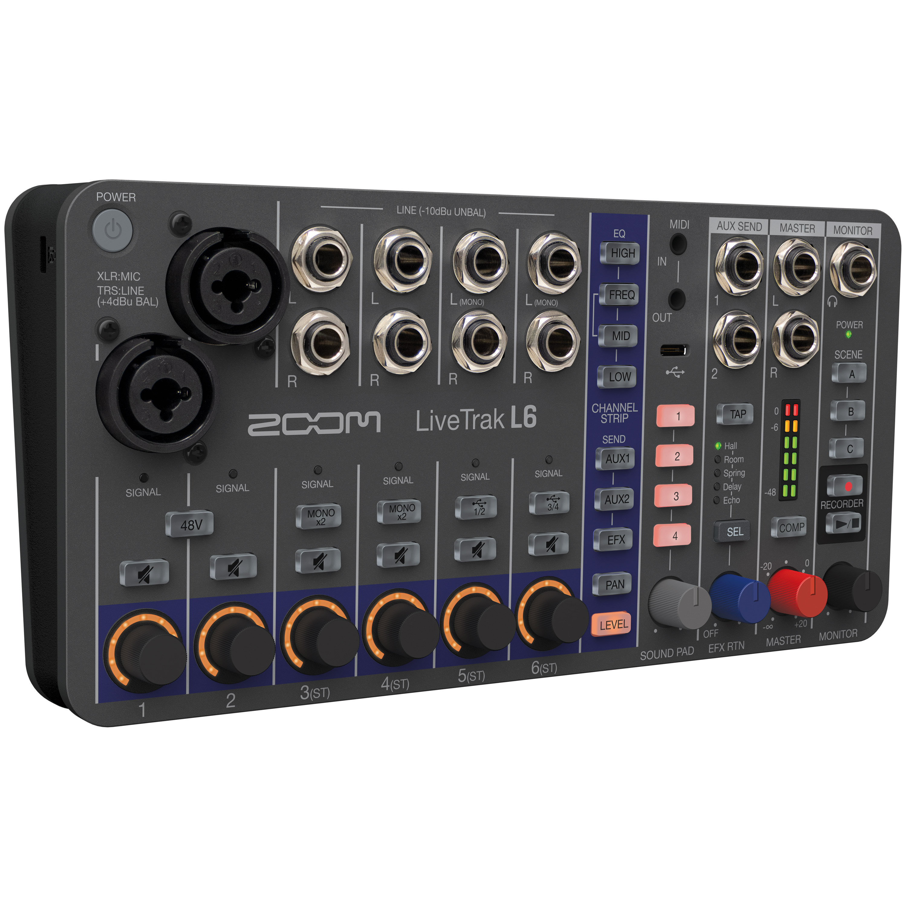 Zoom Livetrak L6 - Console de mixage numérique SonoVente.com