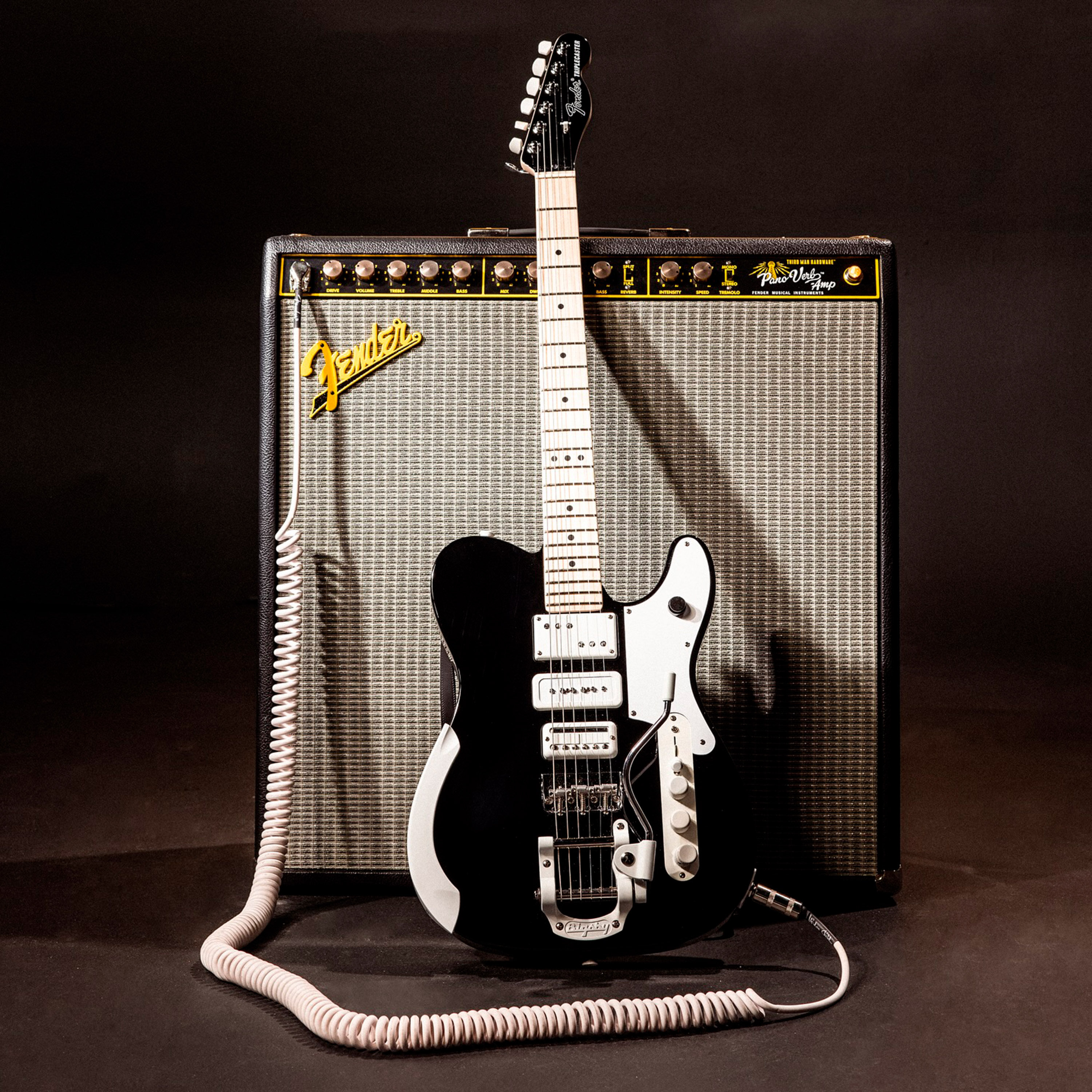 Fender Jack White Triplecaster LTD Telecaster MP MH Black + Etui ...