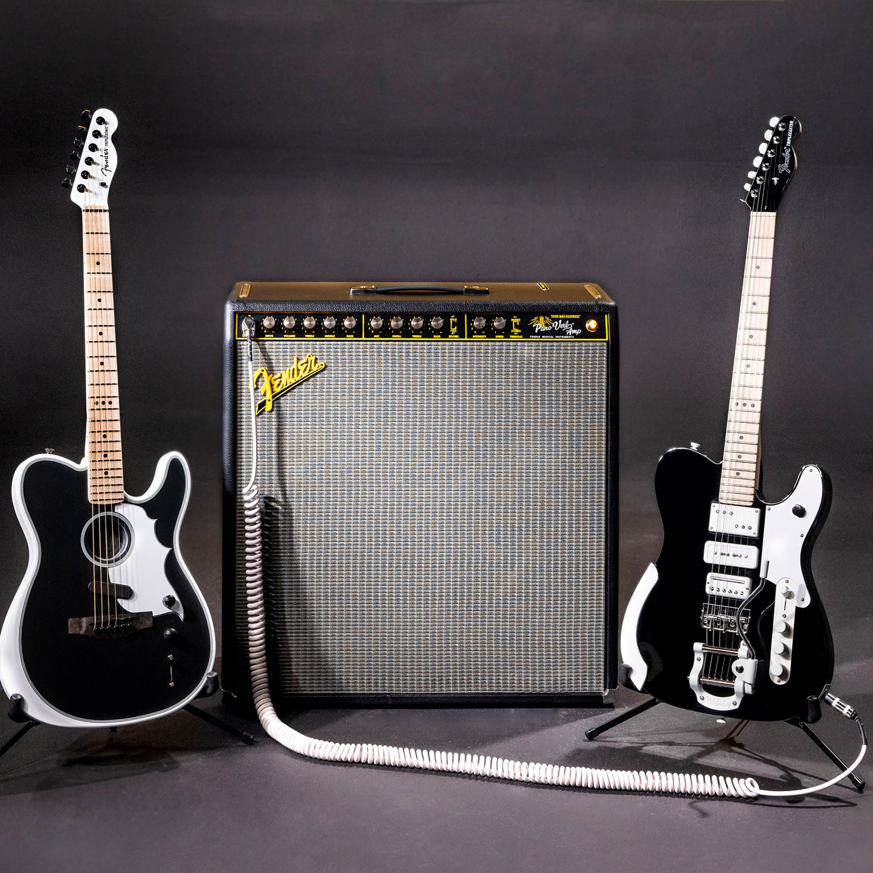 Fender Jack White Triplecaster LTD Telecaster MP MH Black + Etui ...