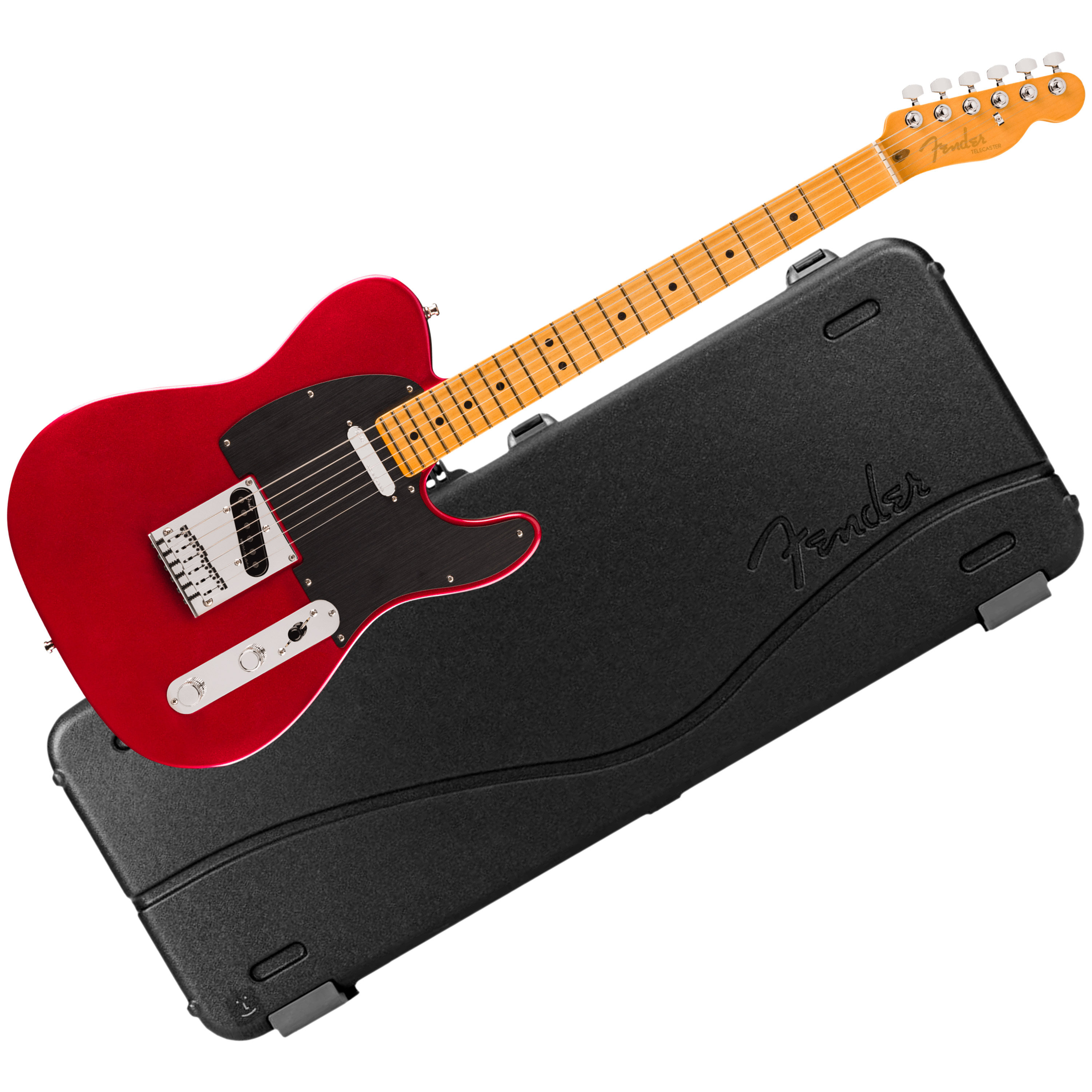 Fender American Ultra II Telecaster MN Sinister Red + Etui - Guitare ...
