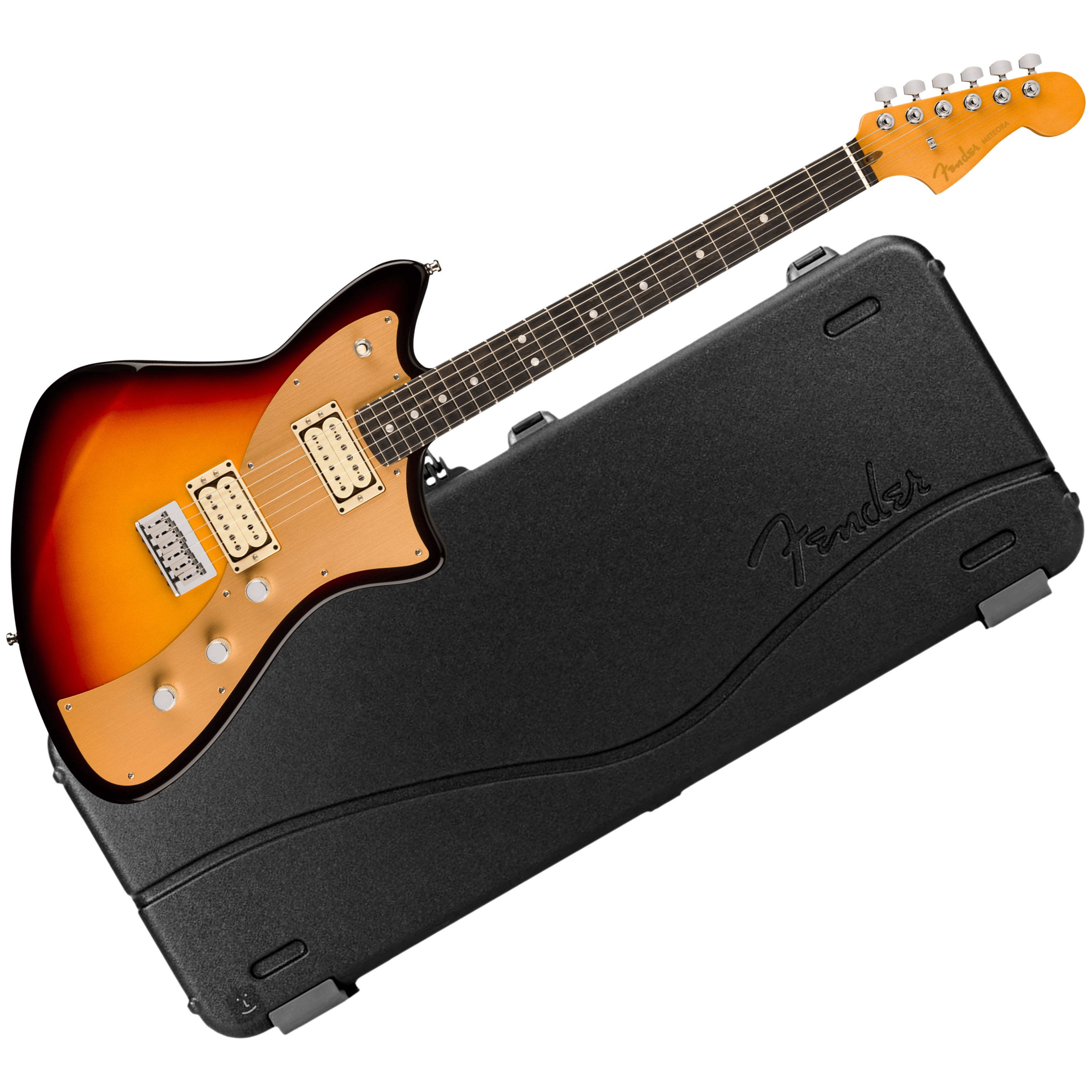 Fender American Ultra II Meteora EB Ultraburst + Etui - Guitare vintage ...