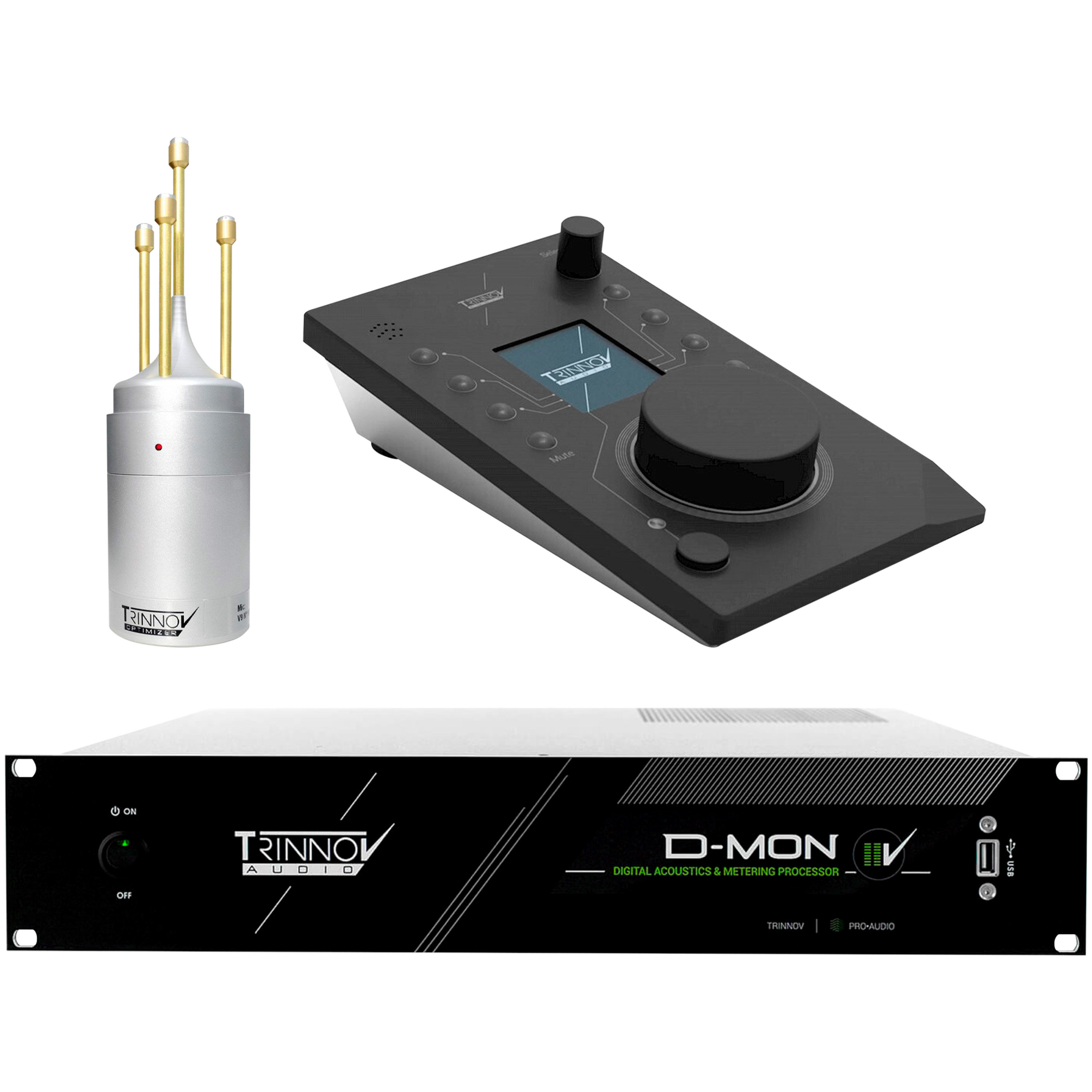 Trinnov Bundle D-MON + 2 channel option + 3D Mic + Remote - Traitement ...