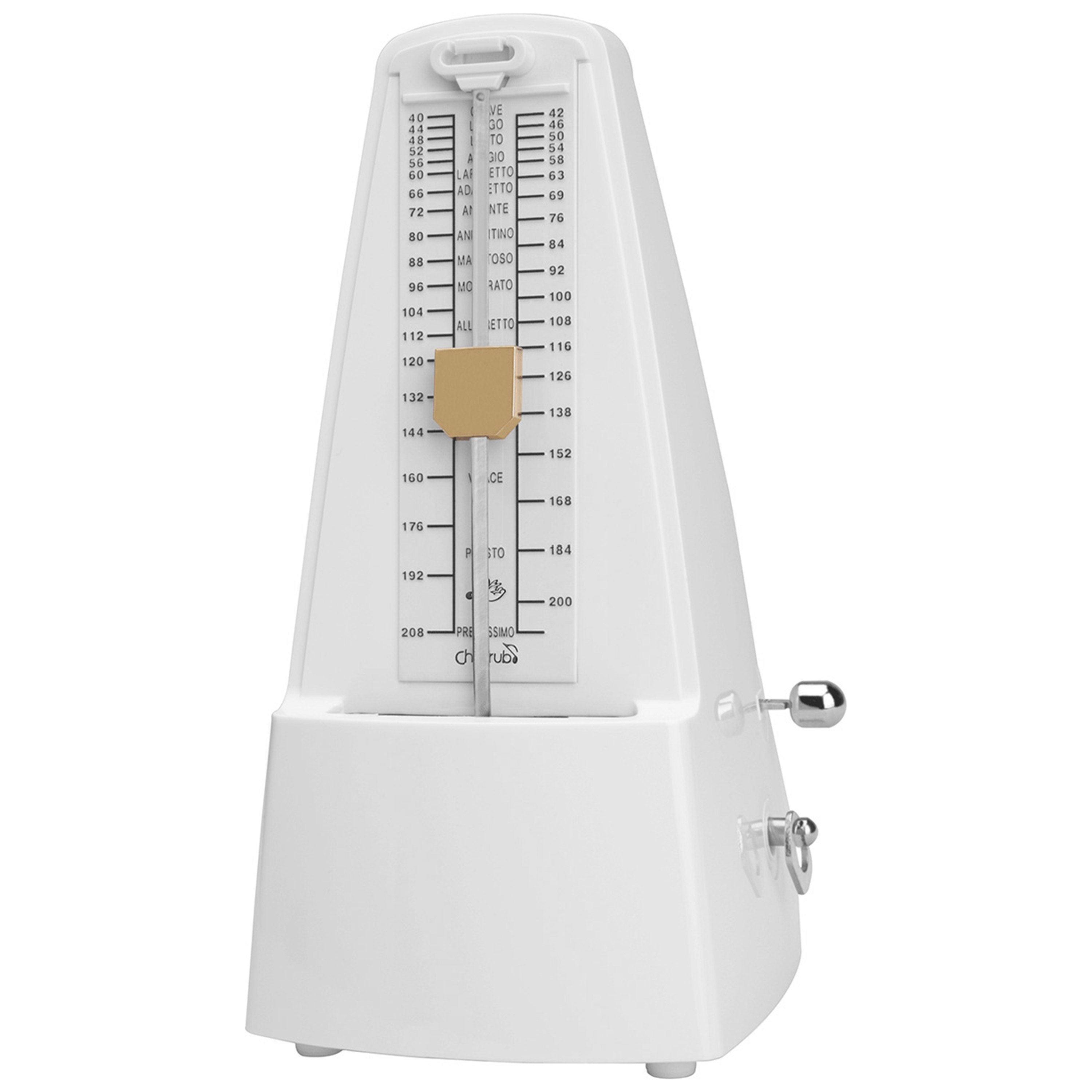 Cherub WSM-330-WHITE Métronome mécanique - Métronome SonoVente.com