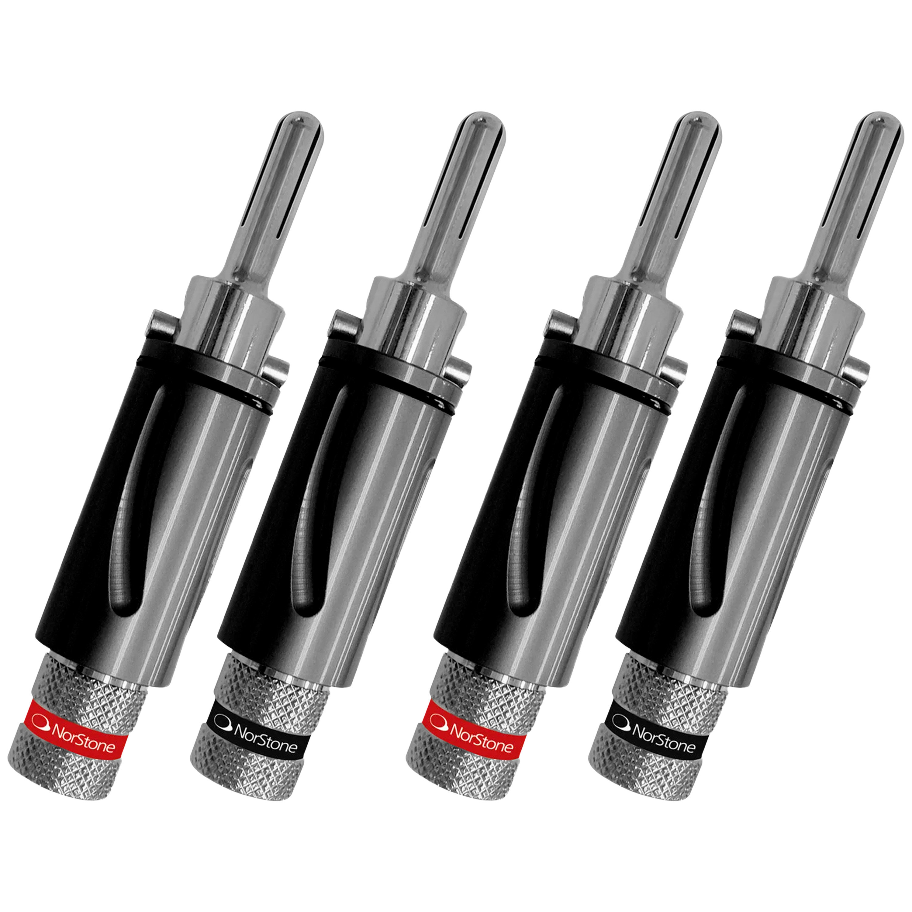 NorStone BLS-500 Banana Plugs Silver (lot de 4) - Connectiques ...