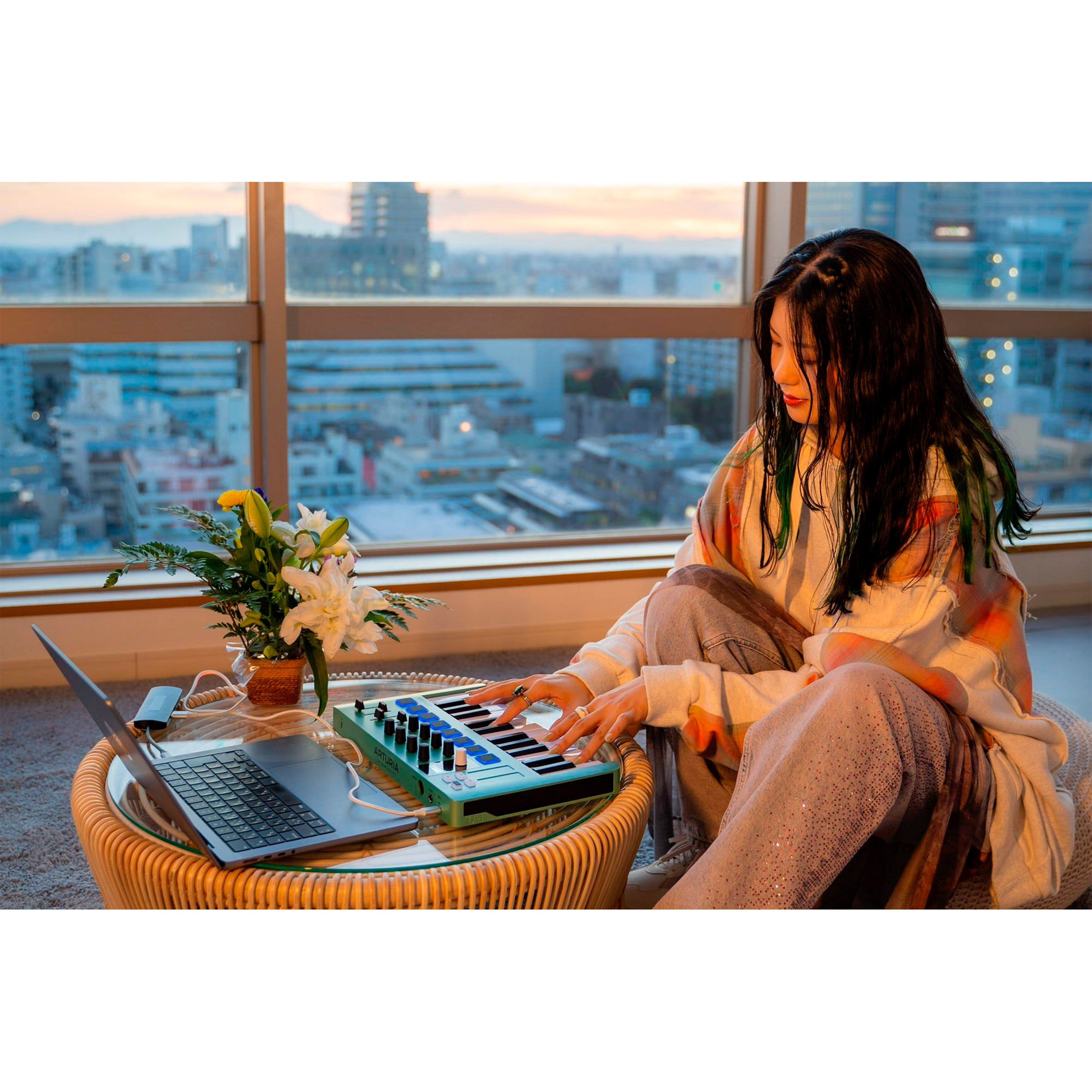 Arturia MiniLab 3 Mint Limited Edition - Clavier maître SonoVente.com