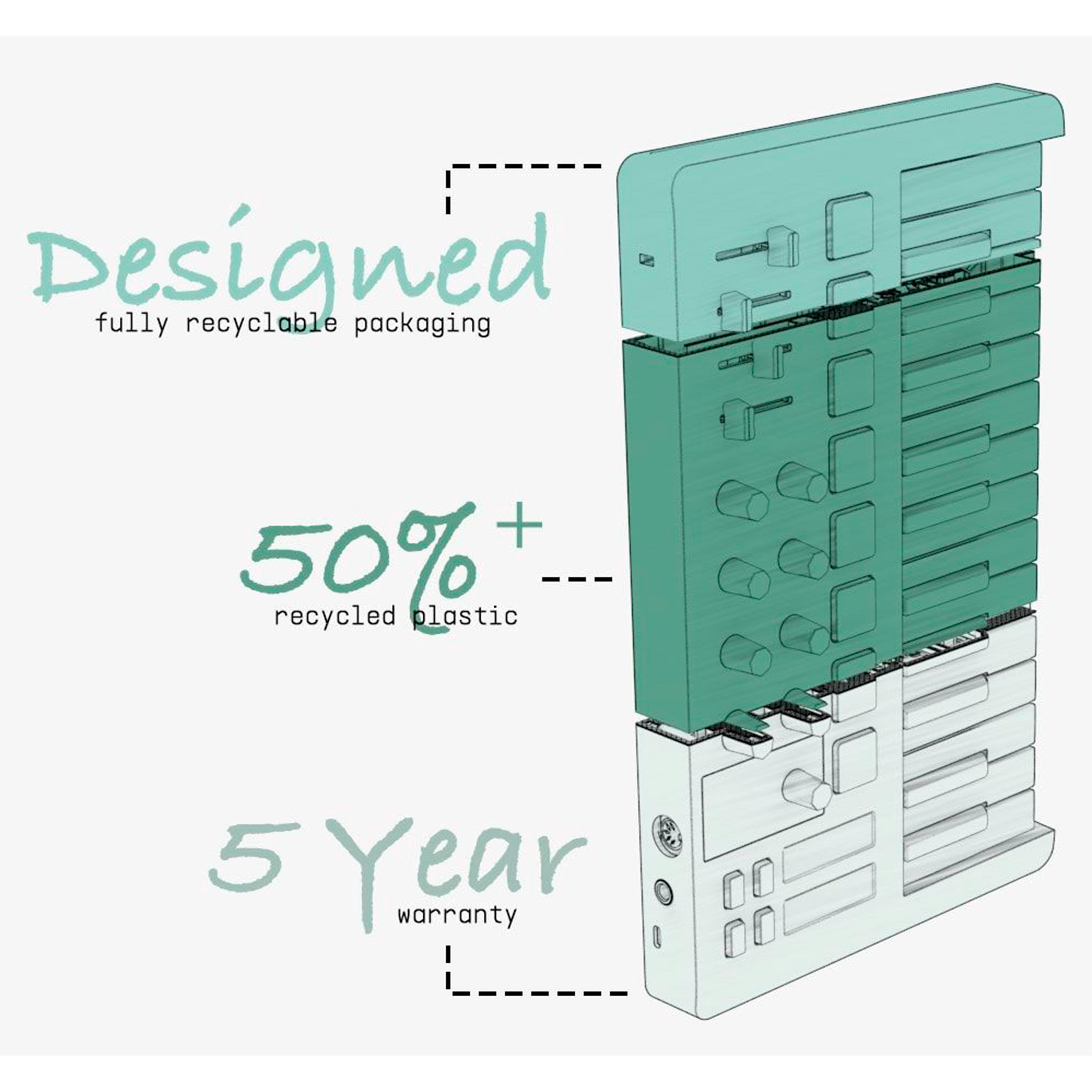 Arturia MiniLab 3 Mint Limited Edition - Clavier maître SonoVente.com