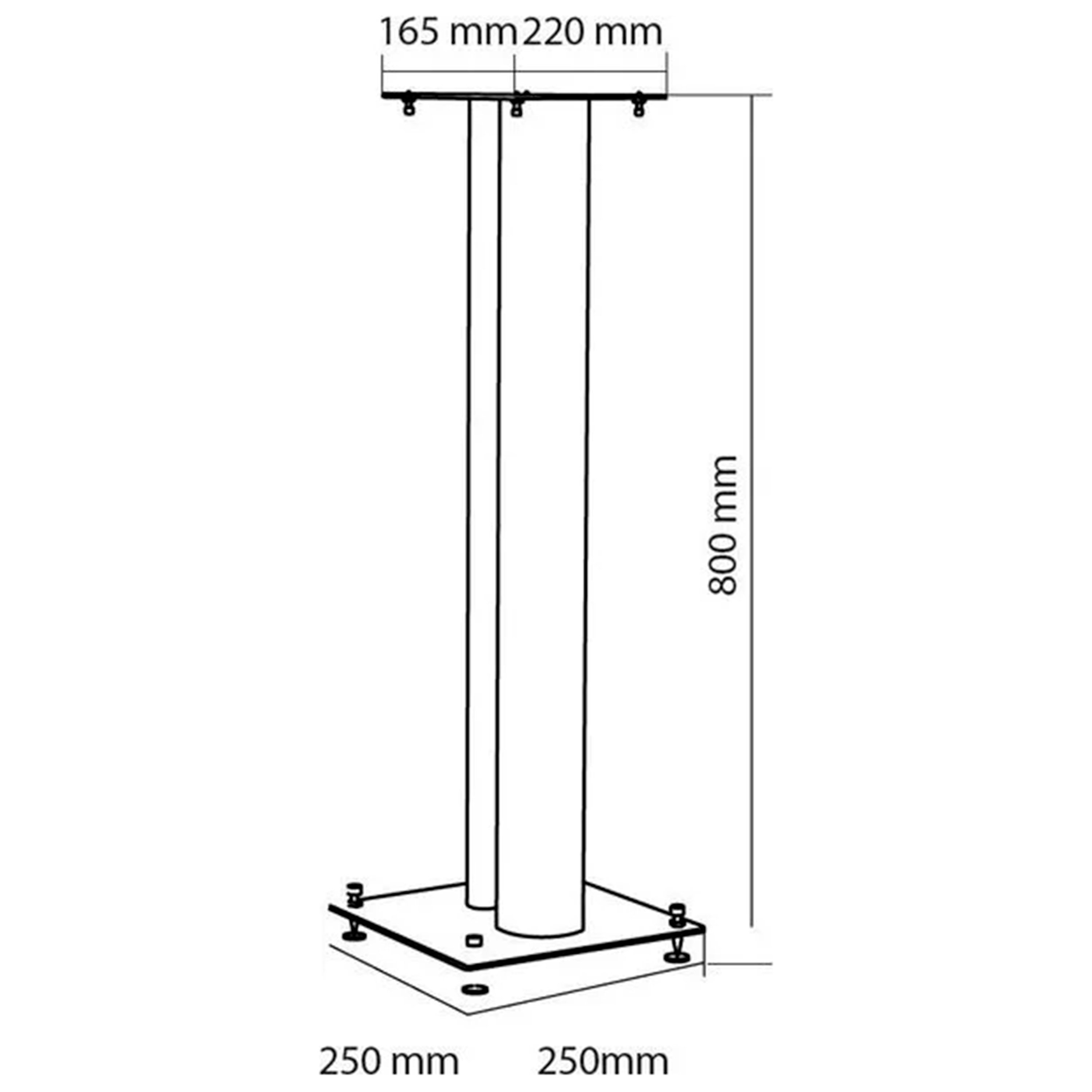 NorStone STYLUM 3 Silver (la paire) - Meubles & supports Hi-Fi ...