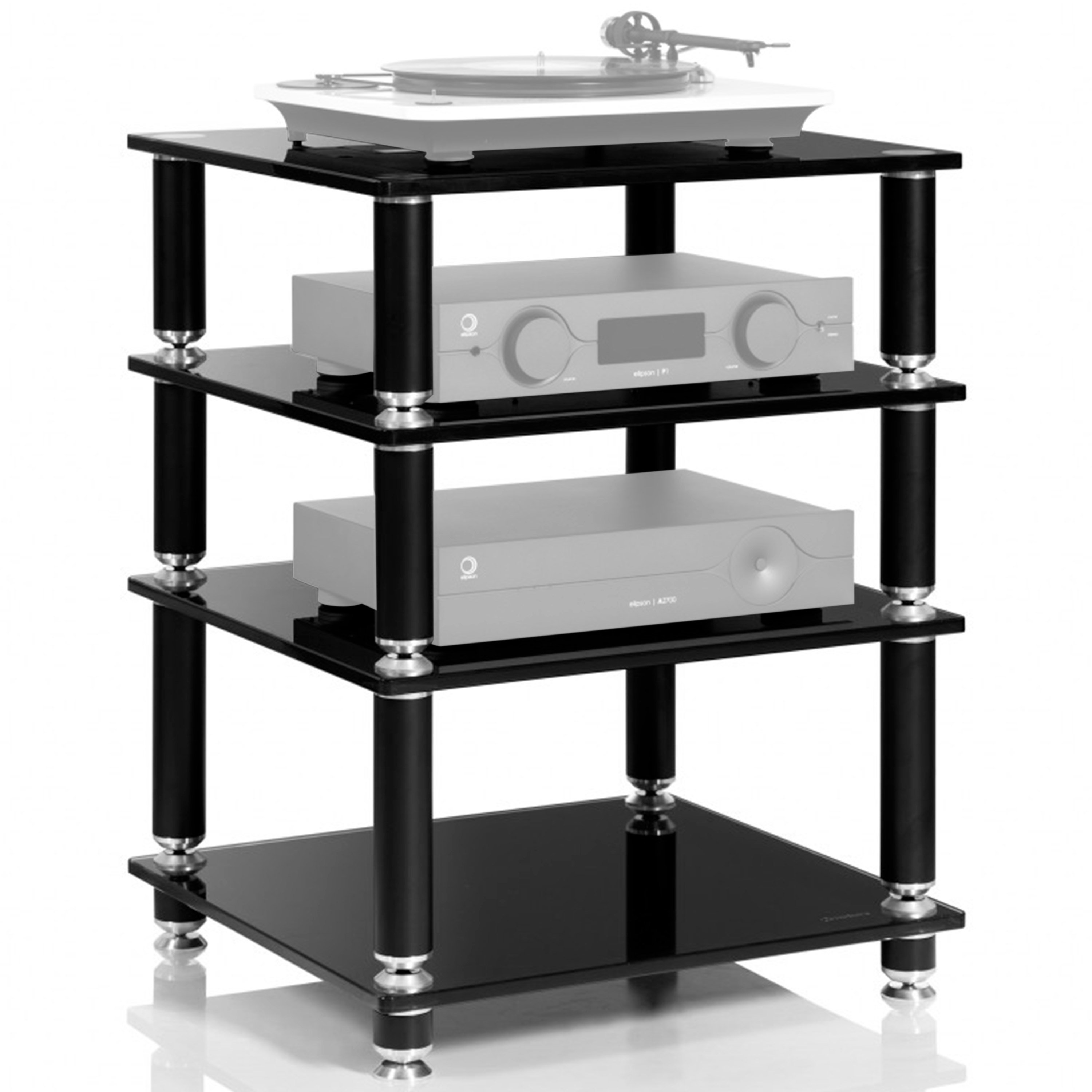 NorStone Stabbl HiFi Noir - Meubles & supports HiFi SonoVente.com