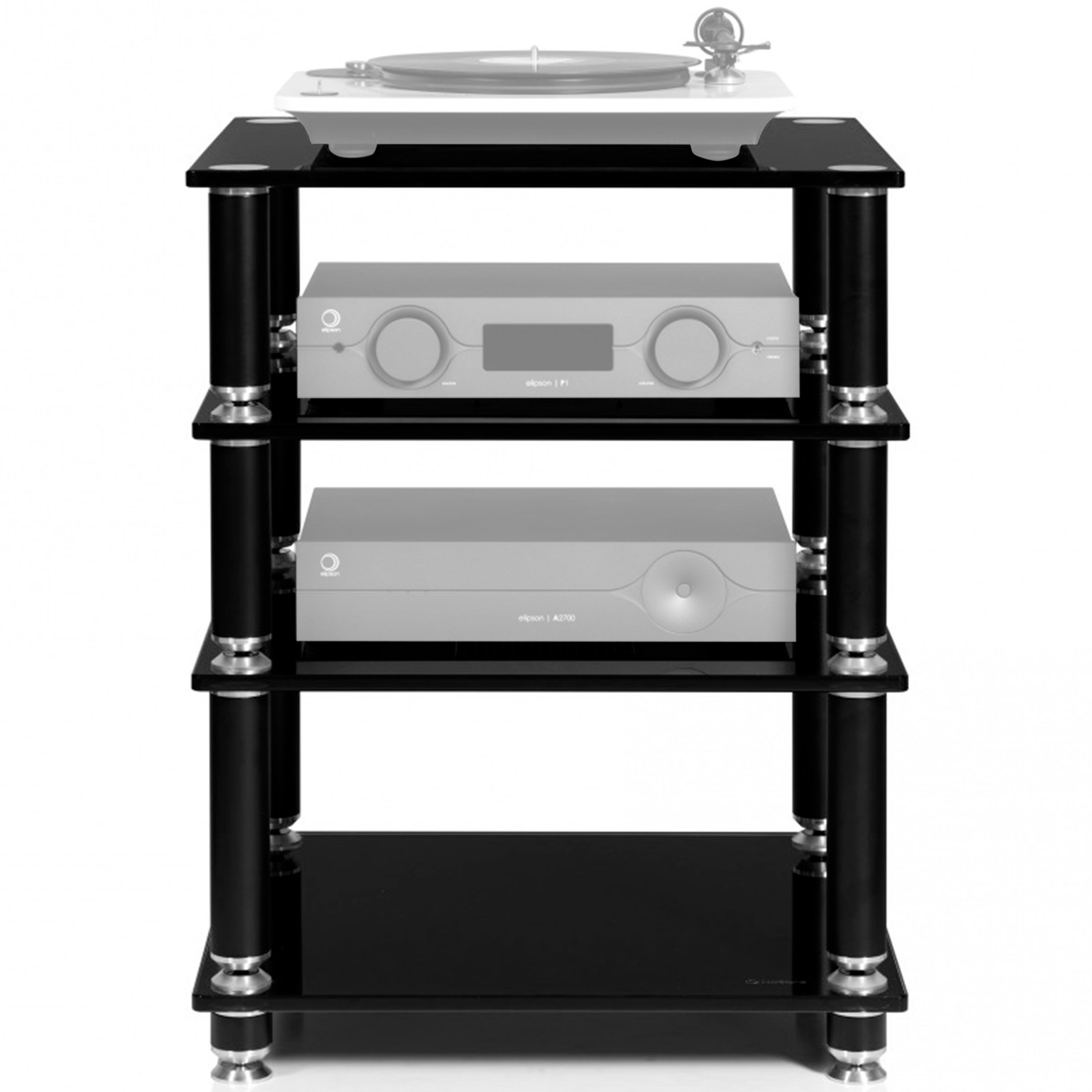 NorStone Stabbl HiFi Noir - HiFi Stands & Brackets SonoVente.com - en