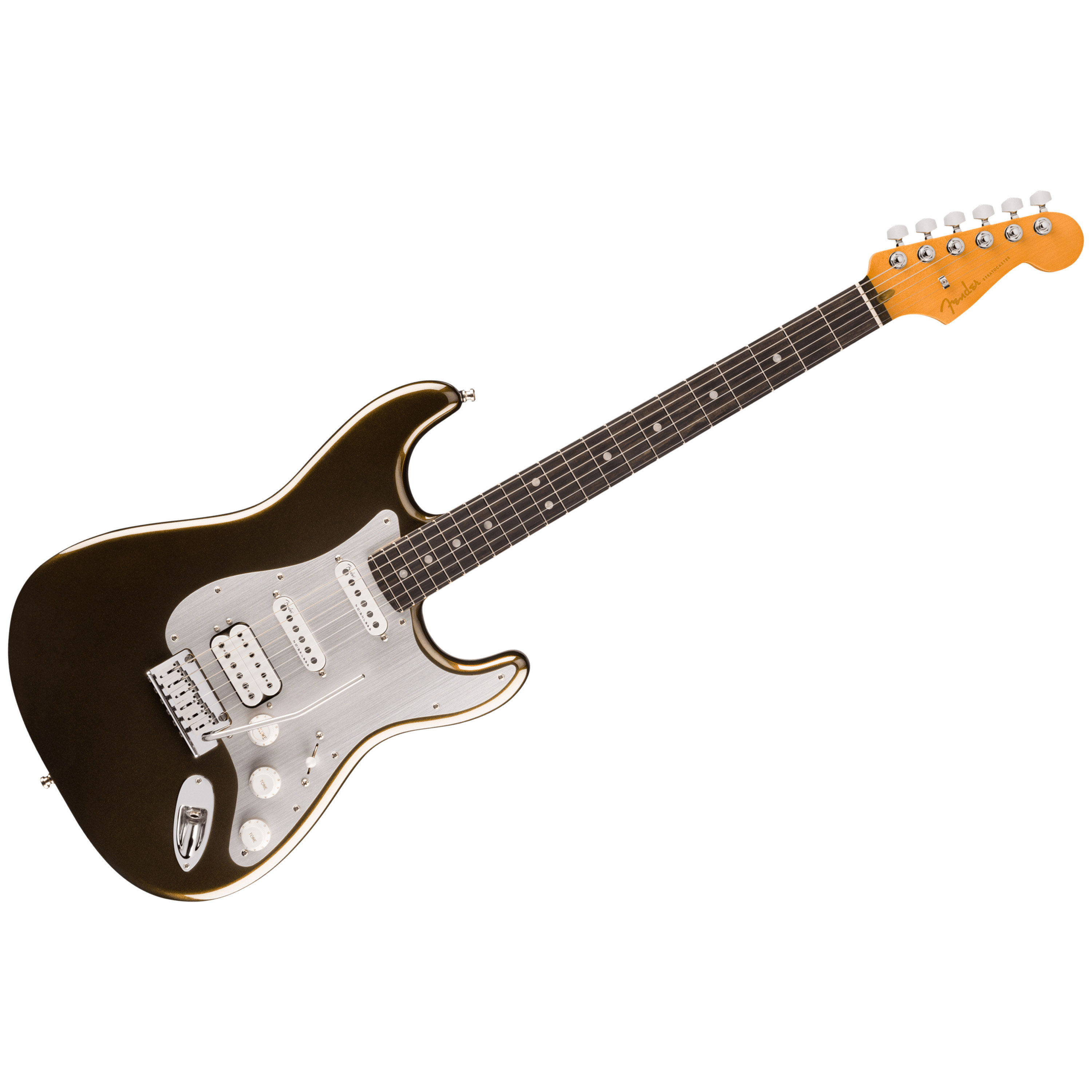 Fender American Ultra II Stratocaster HSS EB Texas Tea + Etui - Guitare ...