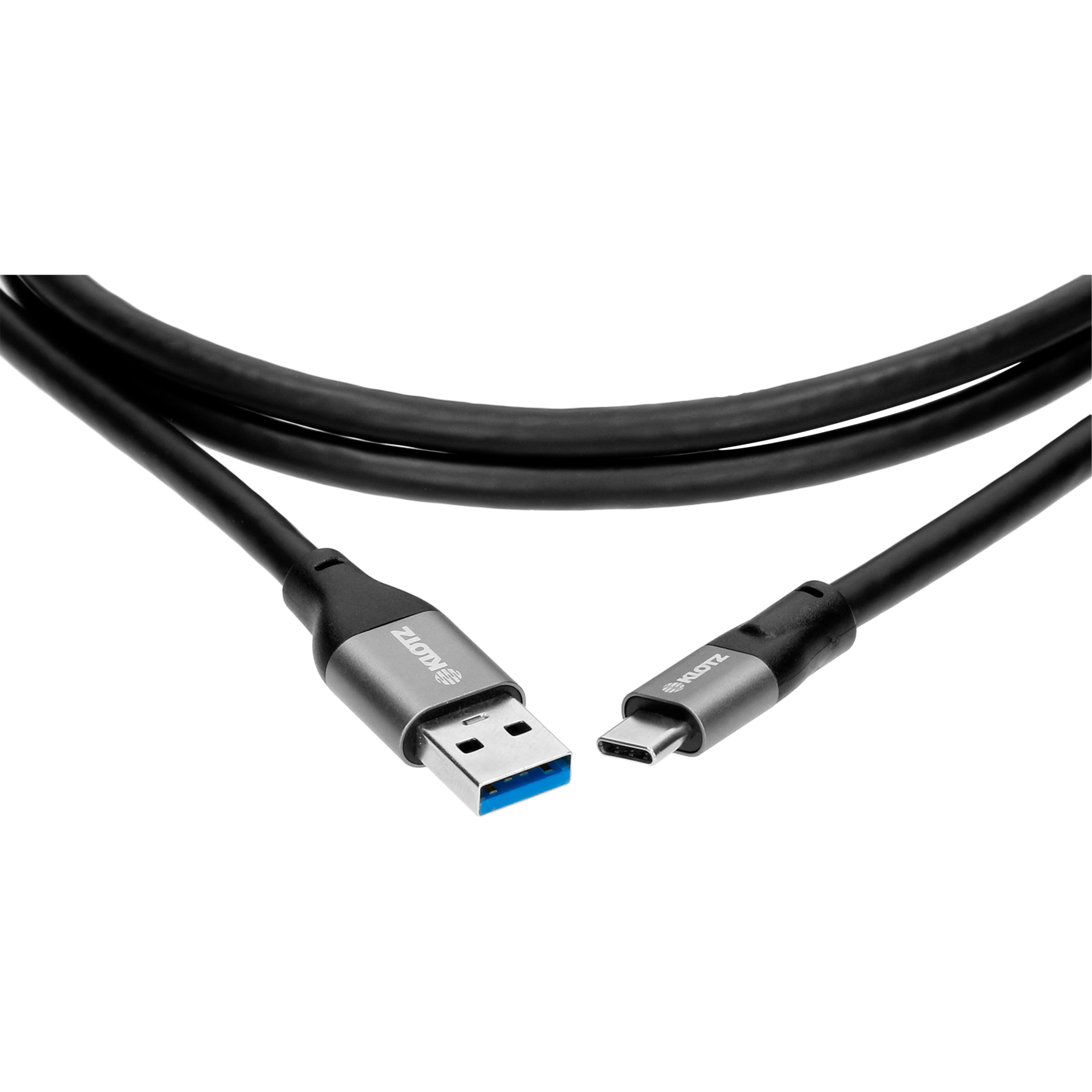 Klotz Câble USB 3.1 USB-A / USB-C noir, longueur 5 m - Câble numérique ...