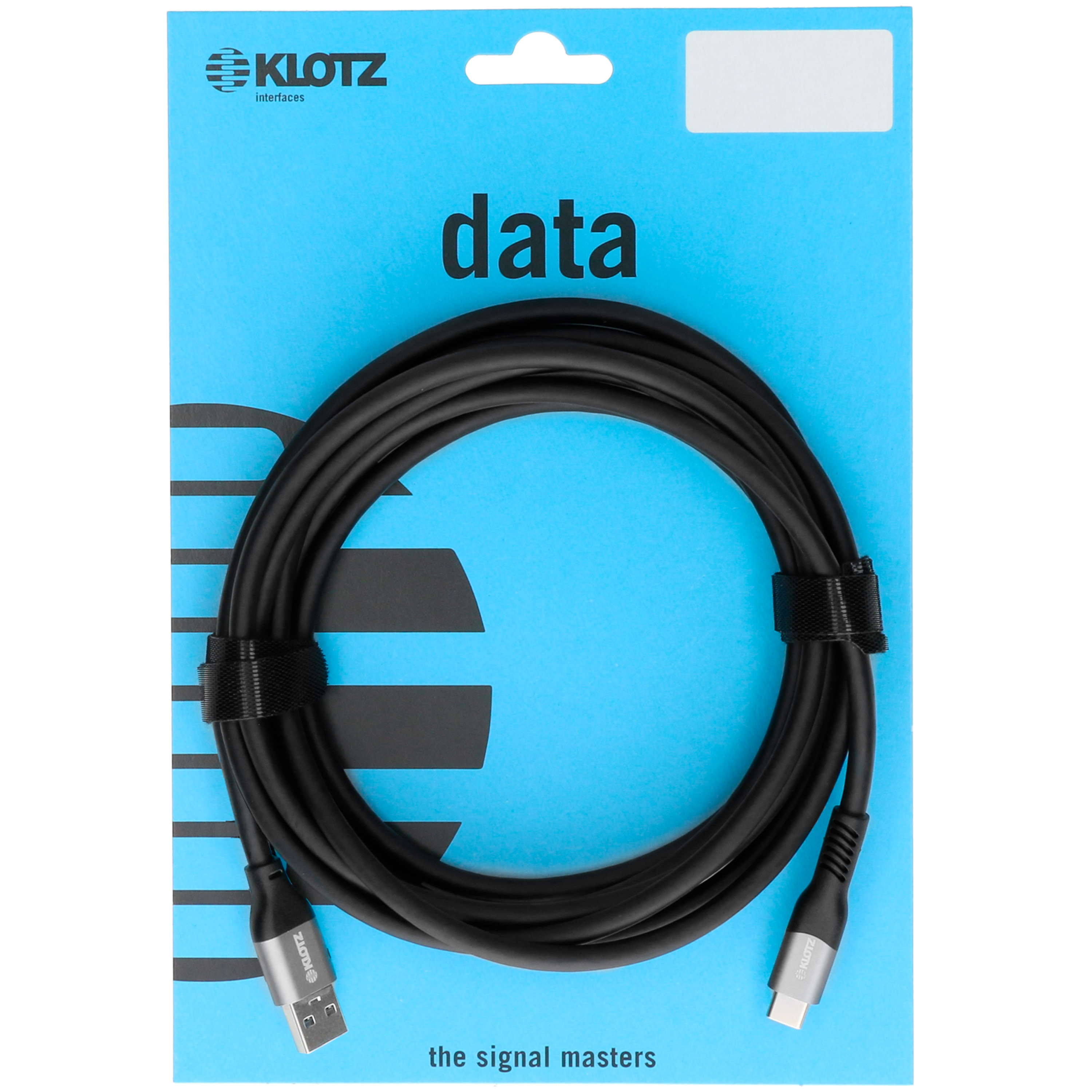 Klotz Câble USB 3.1 USB-A / USB-C noir, longueur 5 m - Câble numérique ...