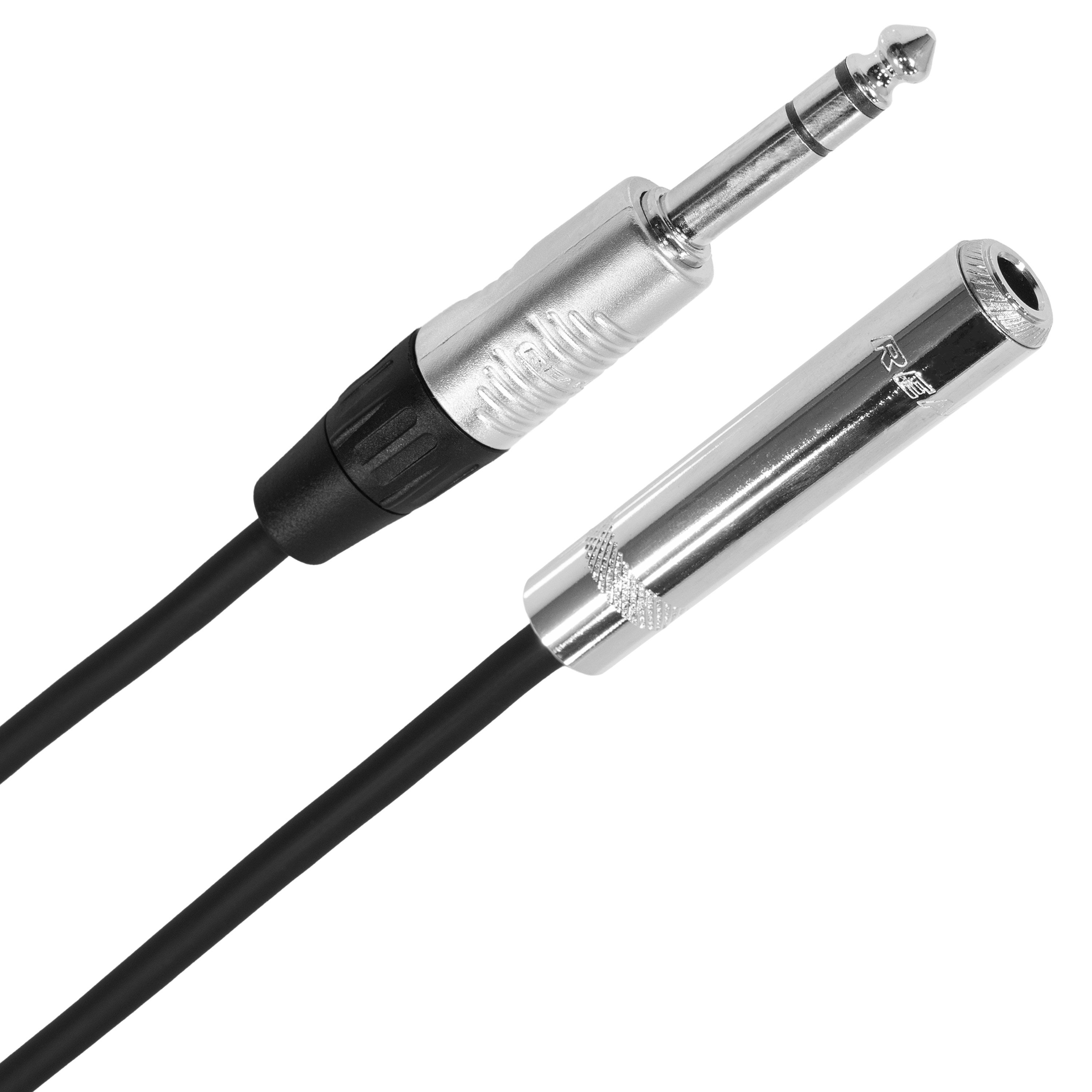 Plugger Câble Jack femelle stéréo - Jack mâle stéréo 3m Touring - Câble ...