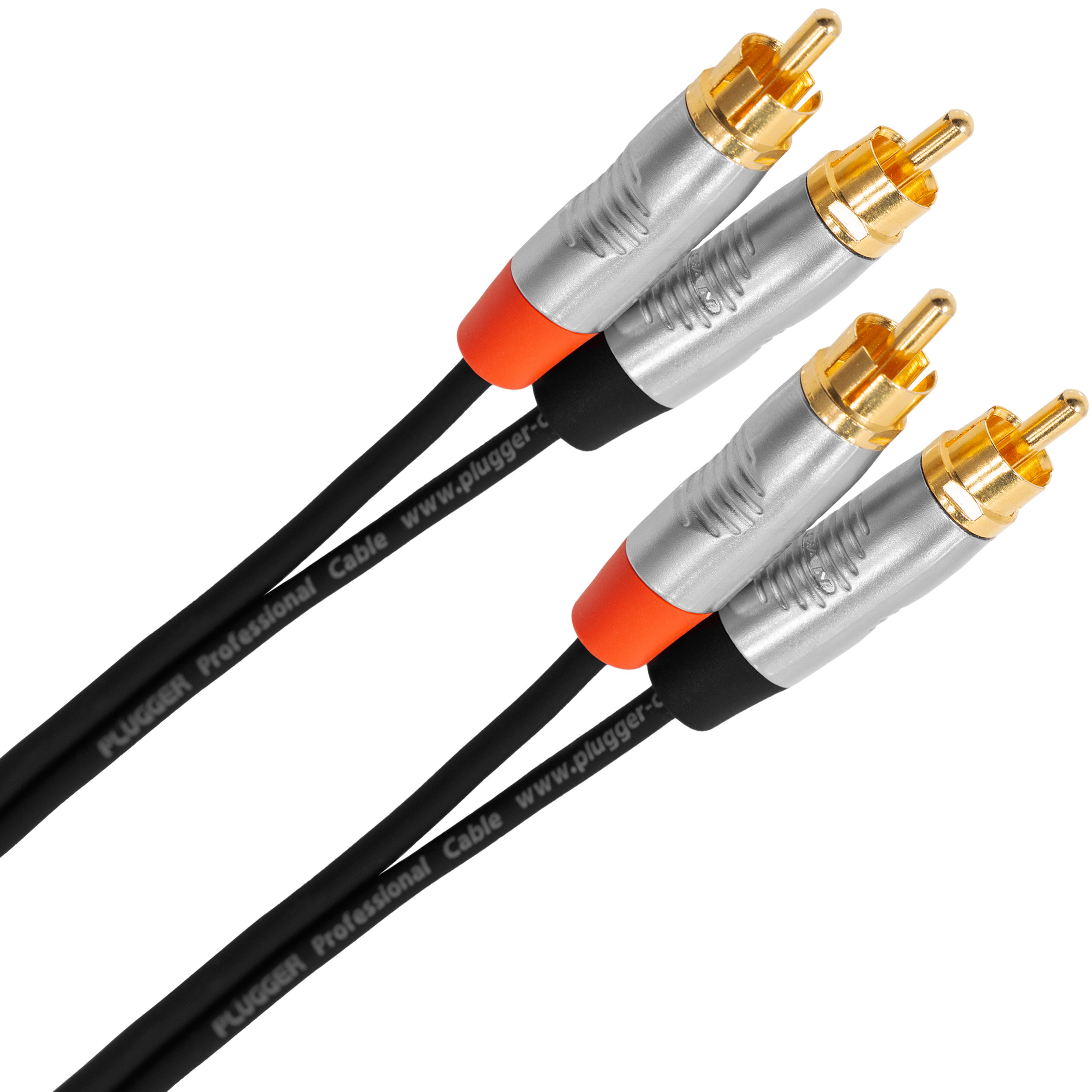 Plugger Câble bretelle RCA mâle - RCA mâle 6m Touring - Câble micro SonoVente.com