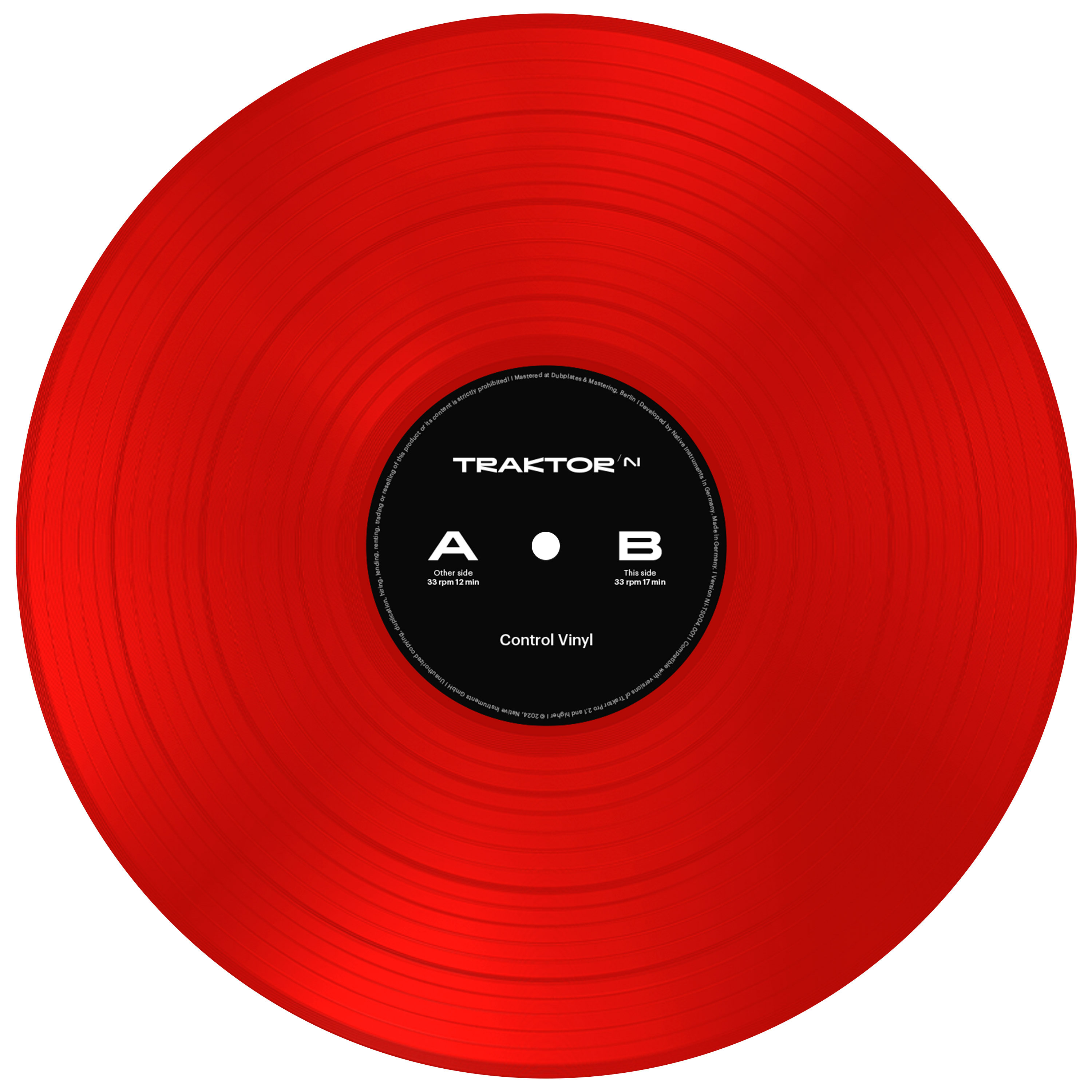 Native Instruments Traktor Control Vinyl Red - Mengsoftware SonoVente ...