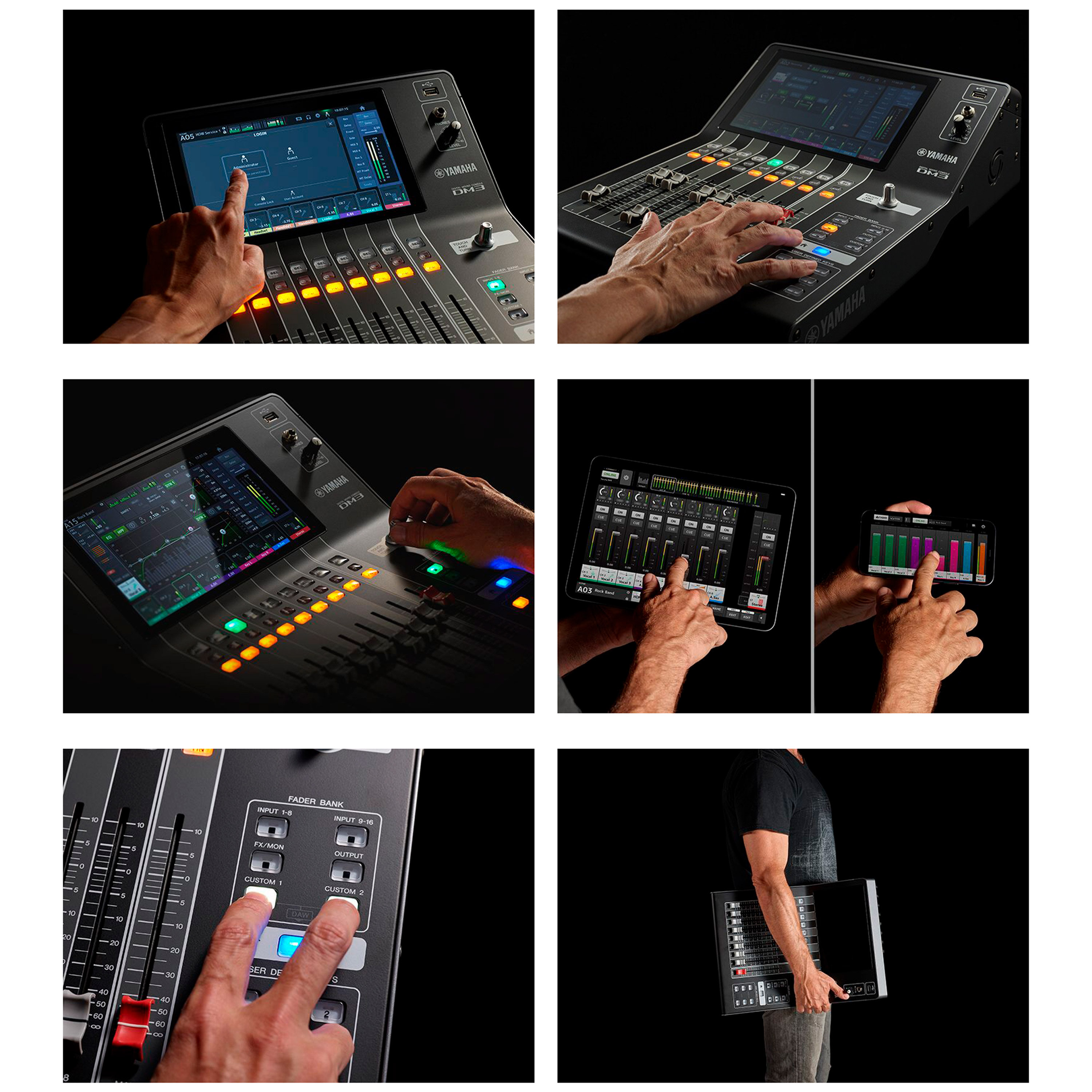 Yamaha DM3 Dante - Console de mixage numérique SonoVente.com