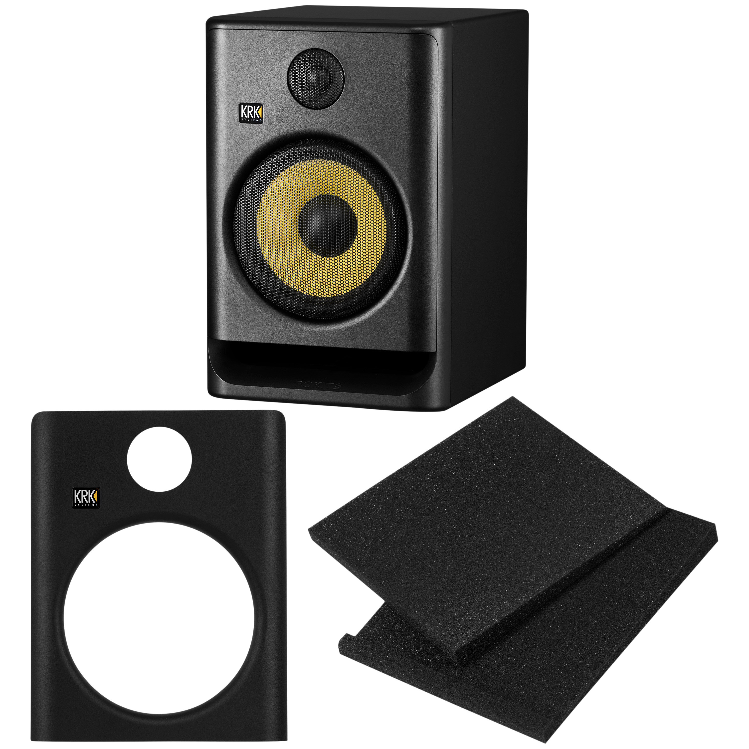 Krk Pack Rokit RP8 G5 (la paire) + Caisson S12.4 - Pack enceintes ...