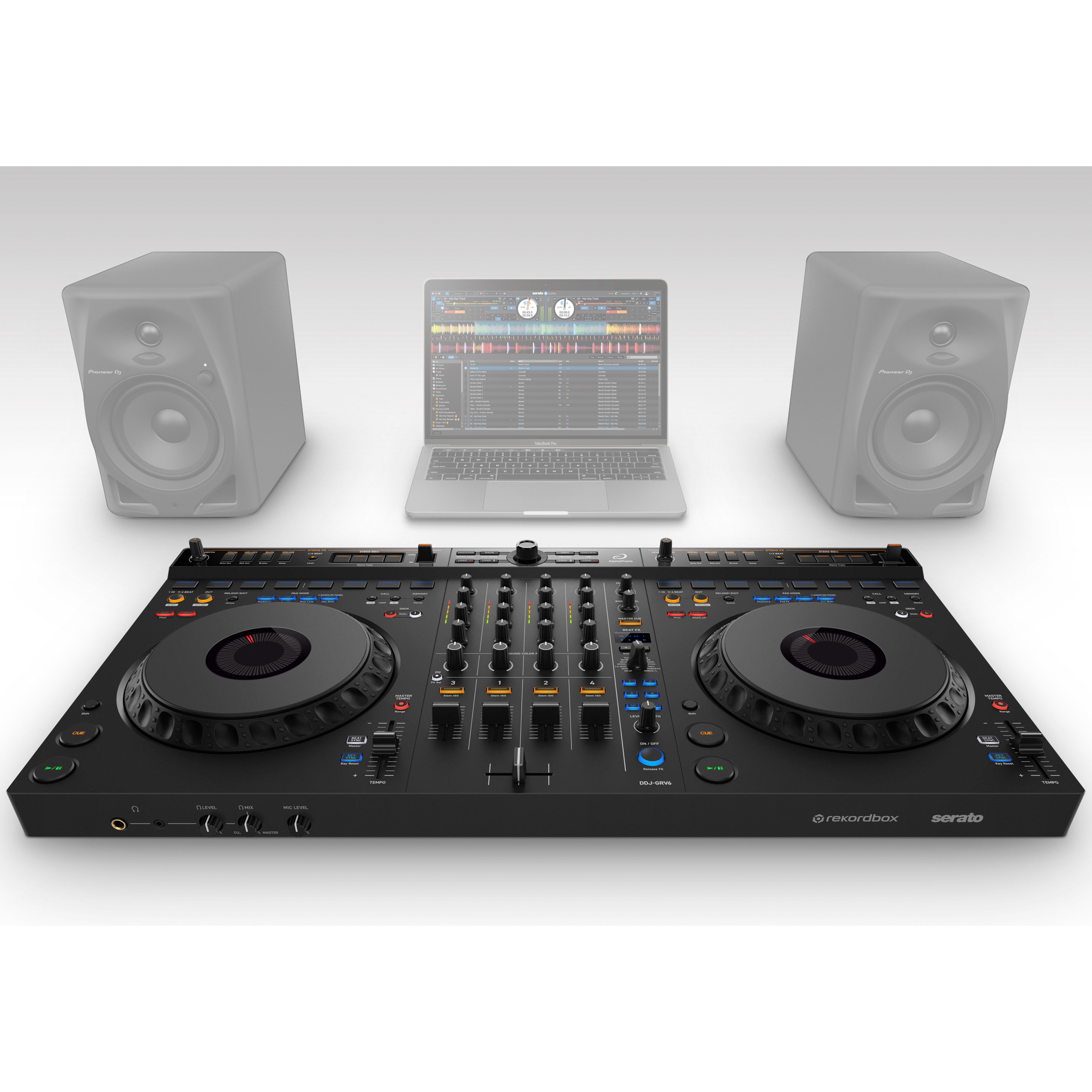 Pioneer DJ Pack DDJ-GRV6 + Housse DJ Bag - Contrôleur DJ USB SonoVente.com