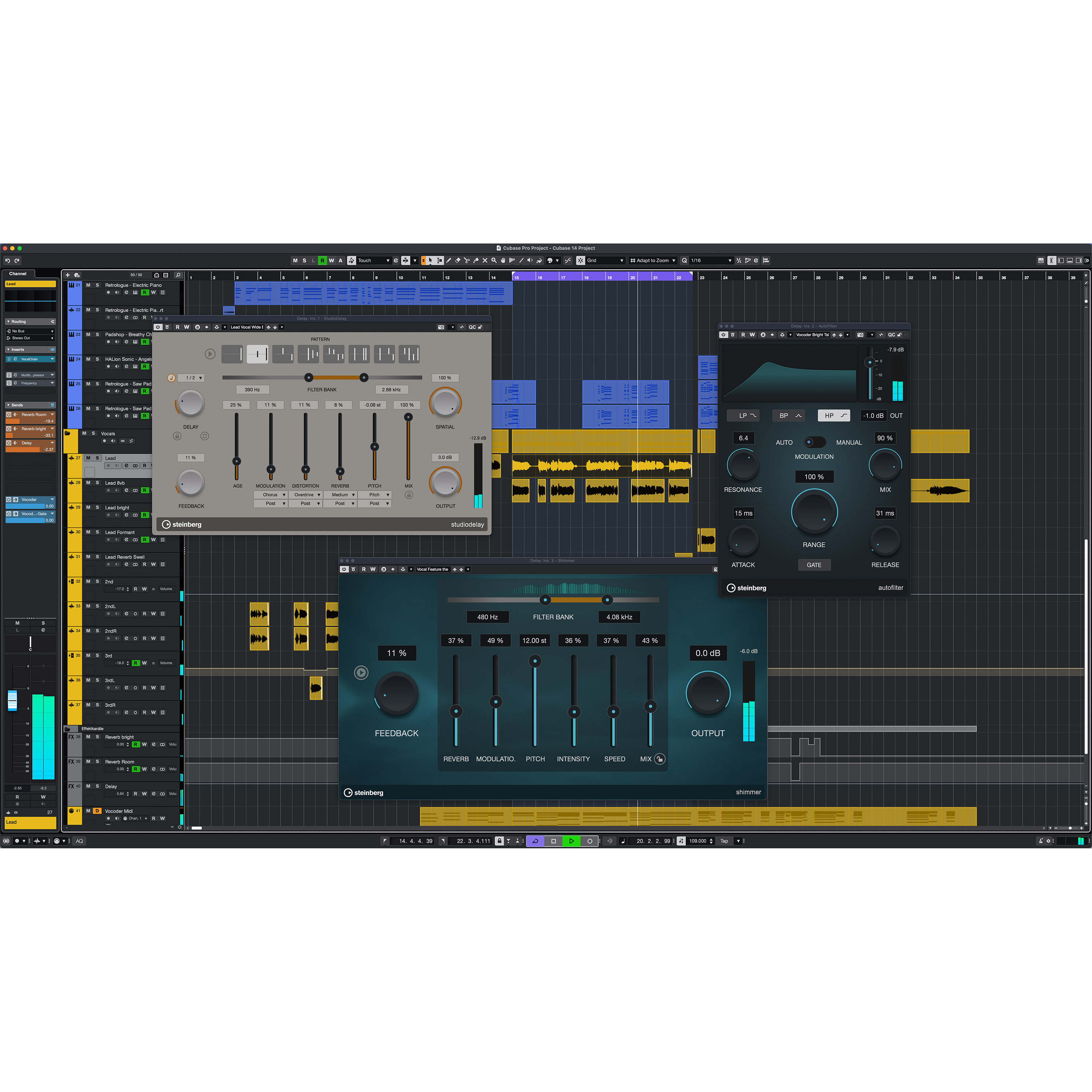 Steinberg Download Cubase Pro 14 (licence) - Logiciel séquenceur ...