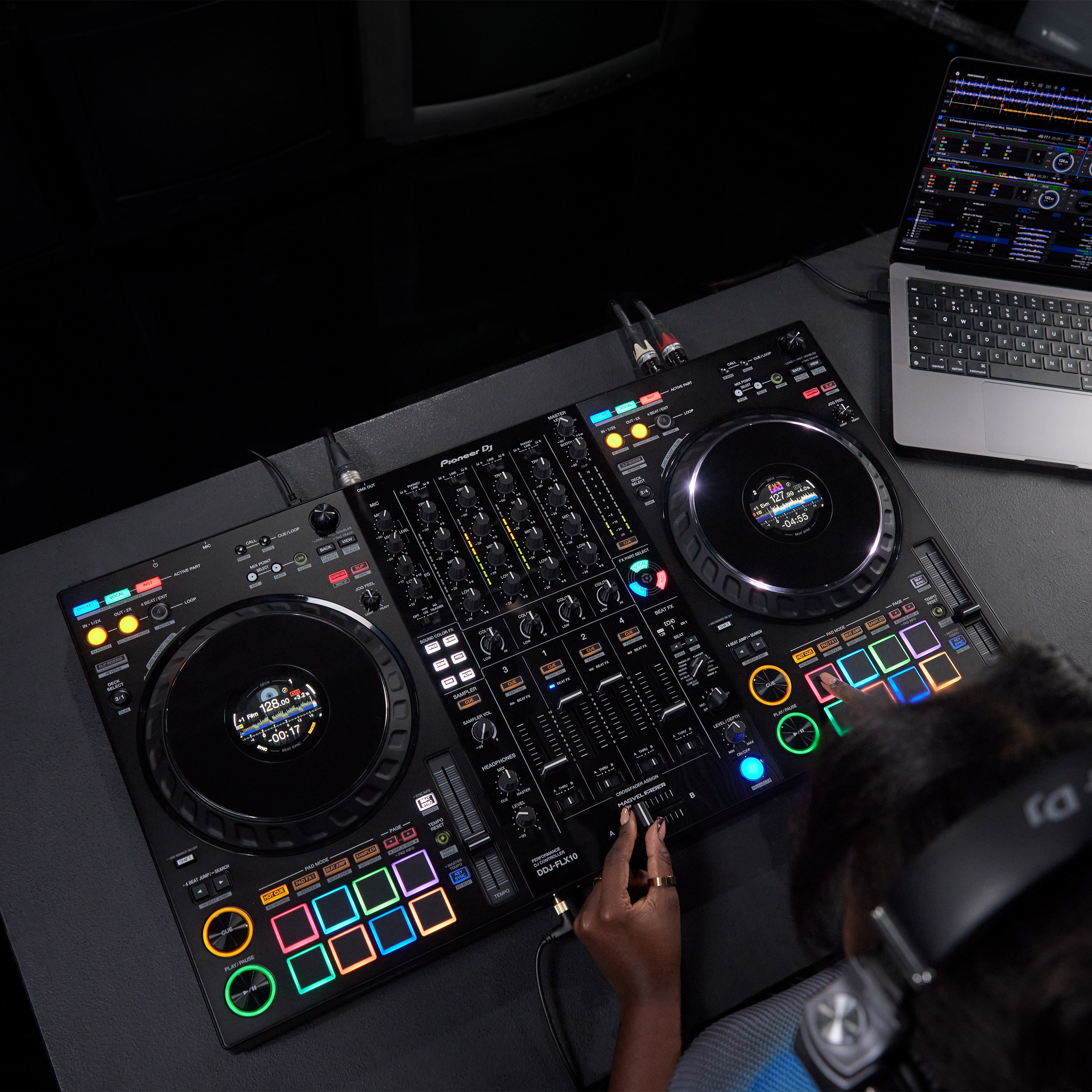 Pioneer DJ Pack DDJ-FLX10 + Flight Case Walkasse - Contrôleur DJ USB ...