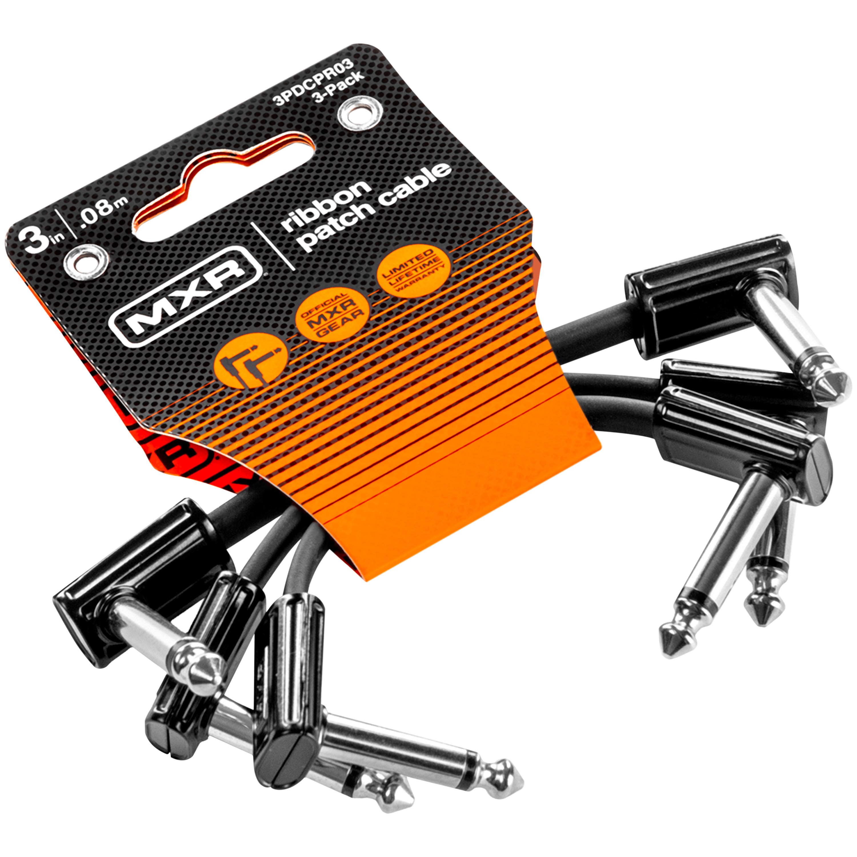 MXR Patch Slim Jack 7 cm Pack de 3 - Cables Multicore de Estudio SonoVente.com - es