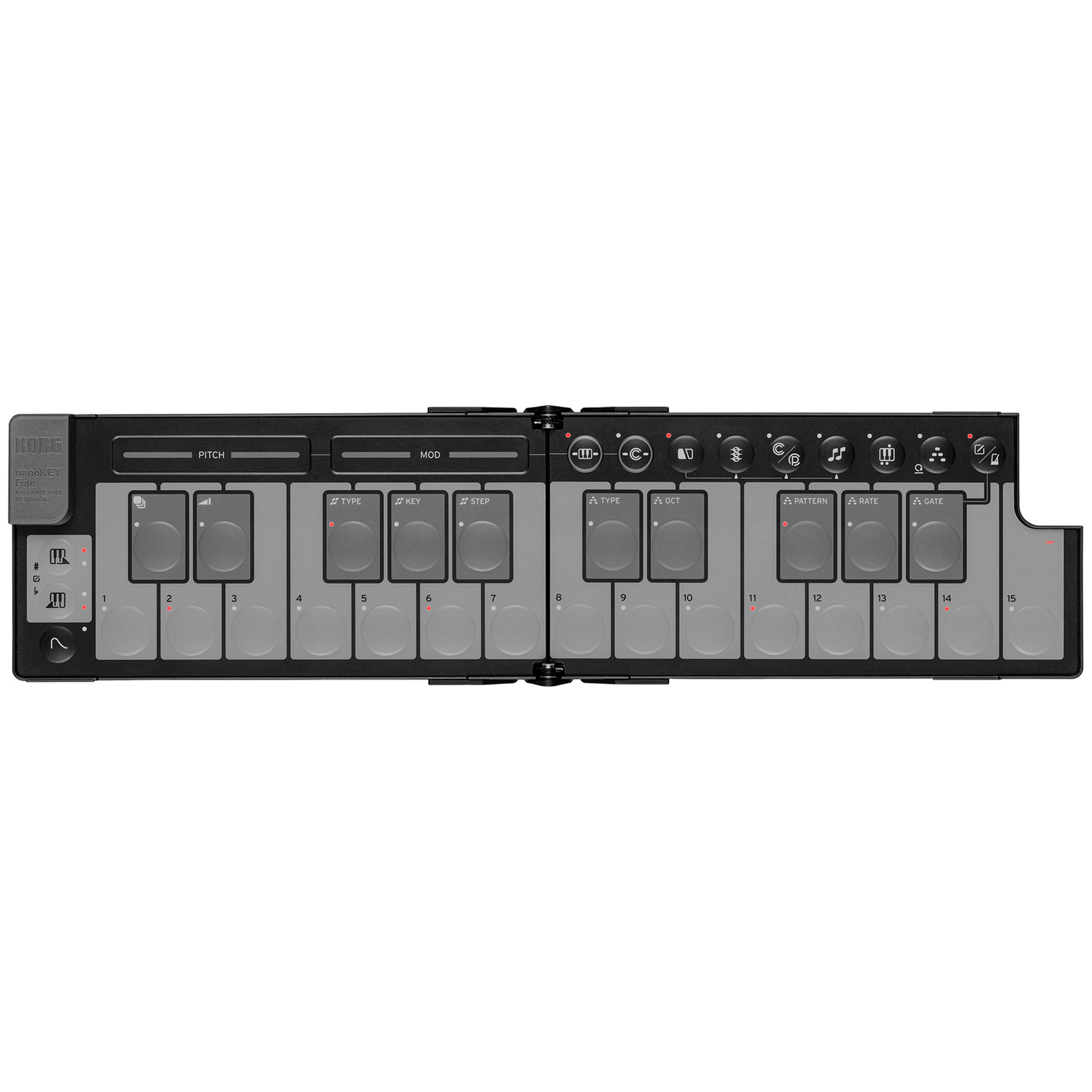 Korg NanoKey Fold Black - Clavier maître SonoVente.com
